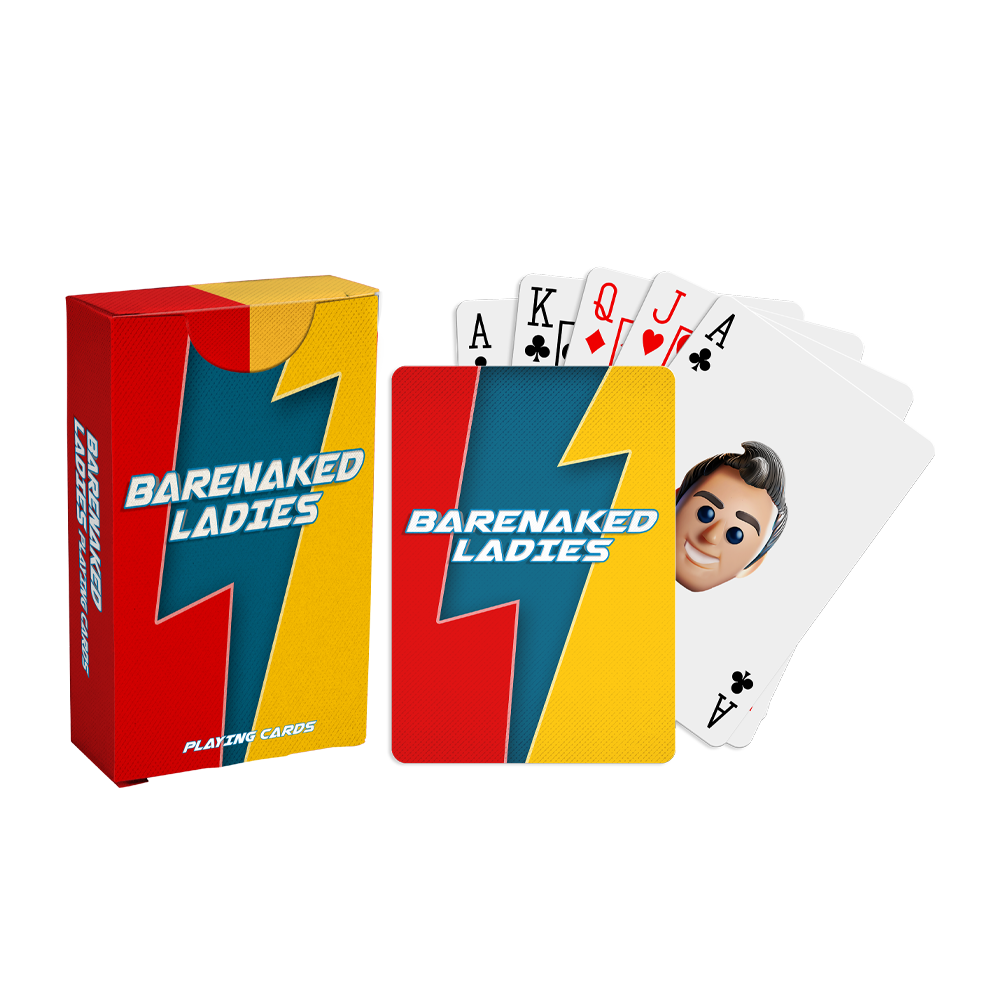 BNL BOBBLE HEAD PLAYING CARDS | Secret Tour 2025 Collection | Barenaked ...